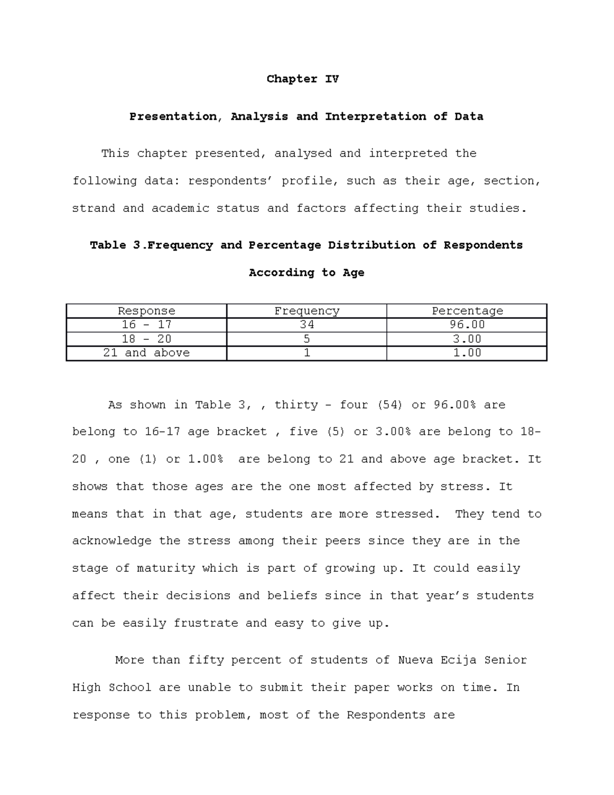 Inbound 3366902619612572572 - Chapter IV Presentation, Analysis and ...