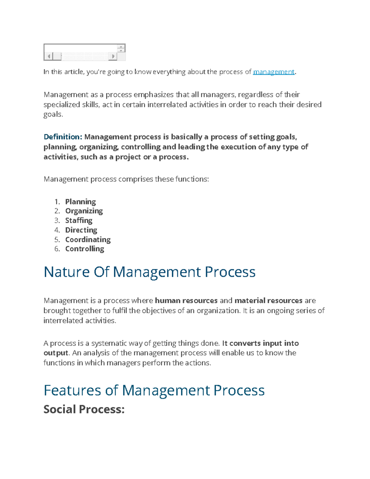 Management Process - PPM OB Notes - In this article, you're going to ...