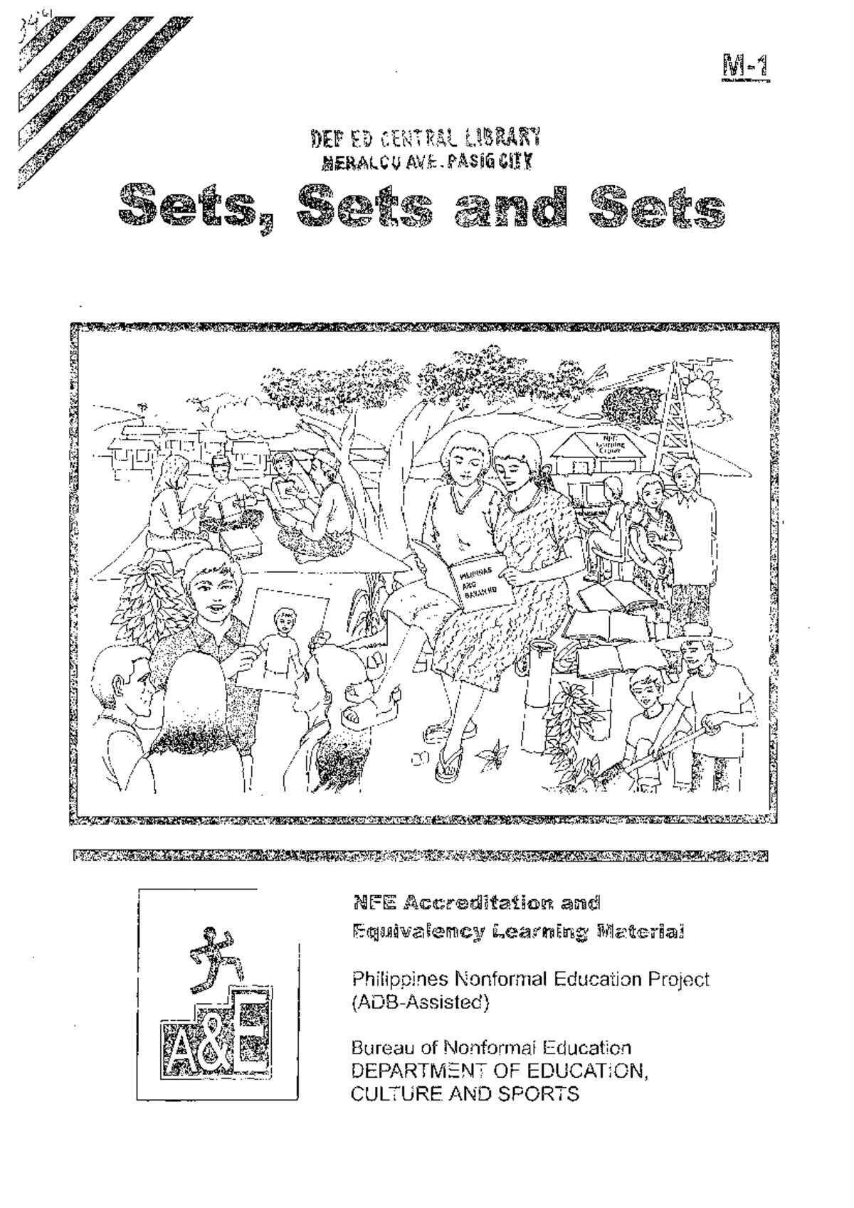 SETS SETS AND SETS - ts, DEl? ED CENTRal UBRAffV MiRAlC () AVt. PAS ...