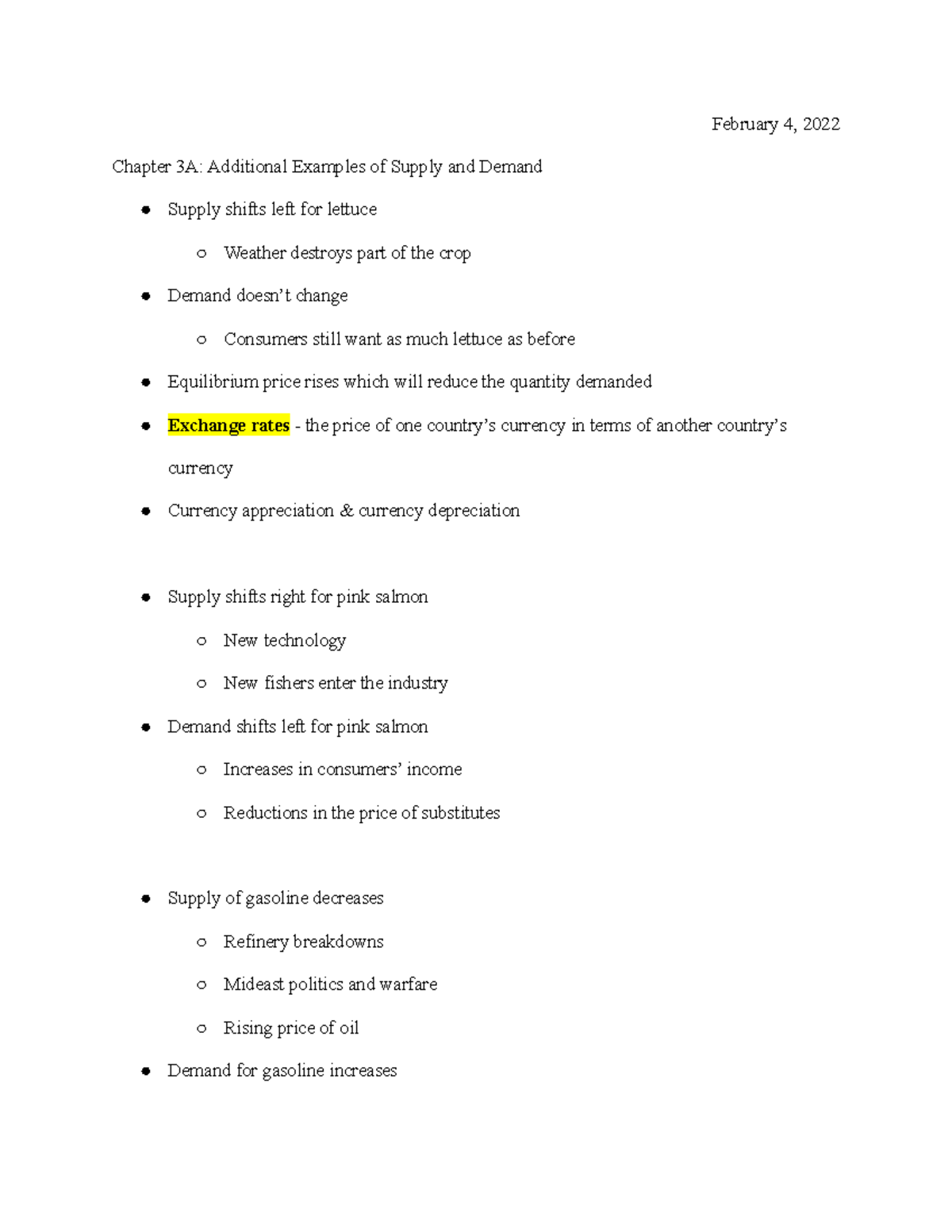 Chapter 3A Notes - ECON 102: Applied Microeconomics Professor Rawlins ...