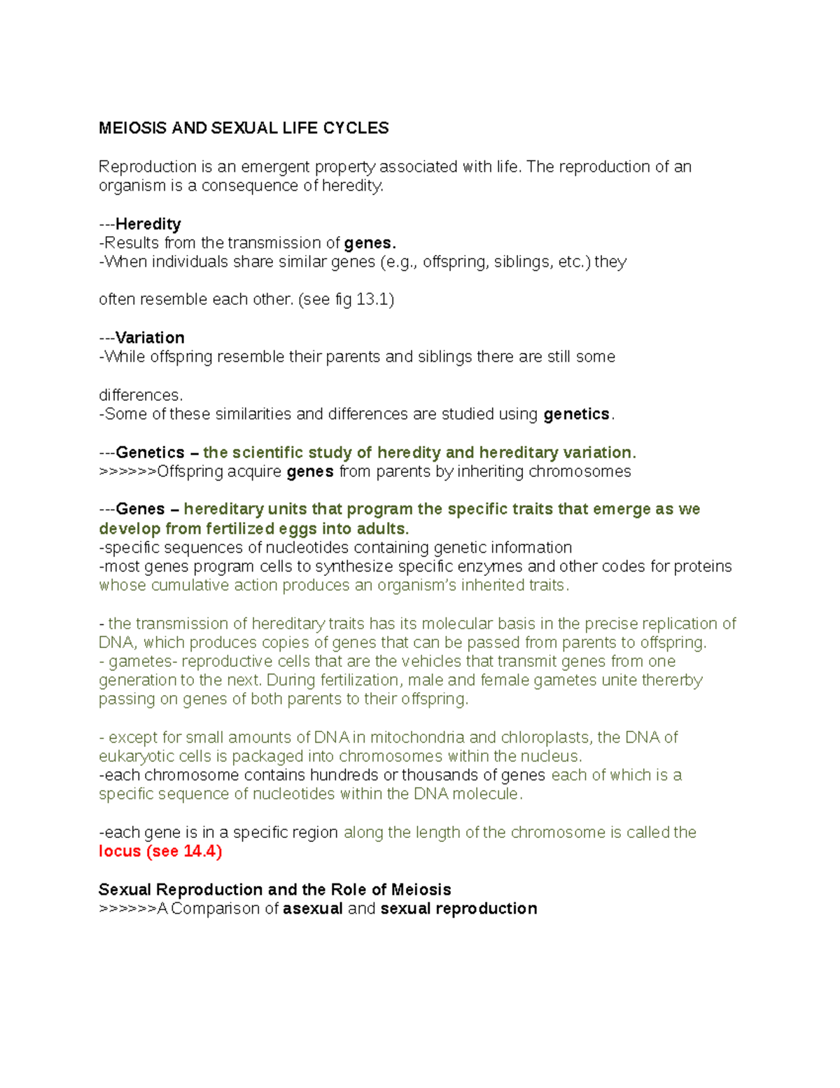 Meiosis AND Sexual LIFE Cycles - MEIOSIS AND SEXUAL LIFE CYCLES ...