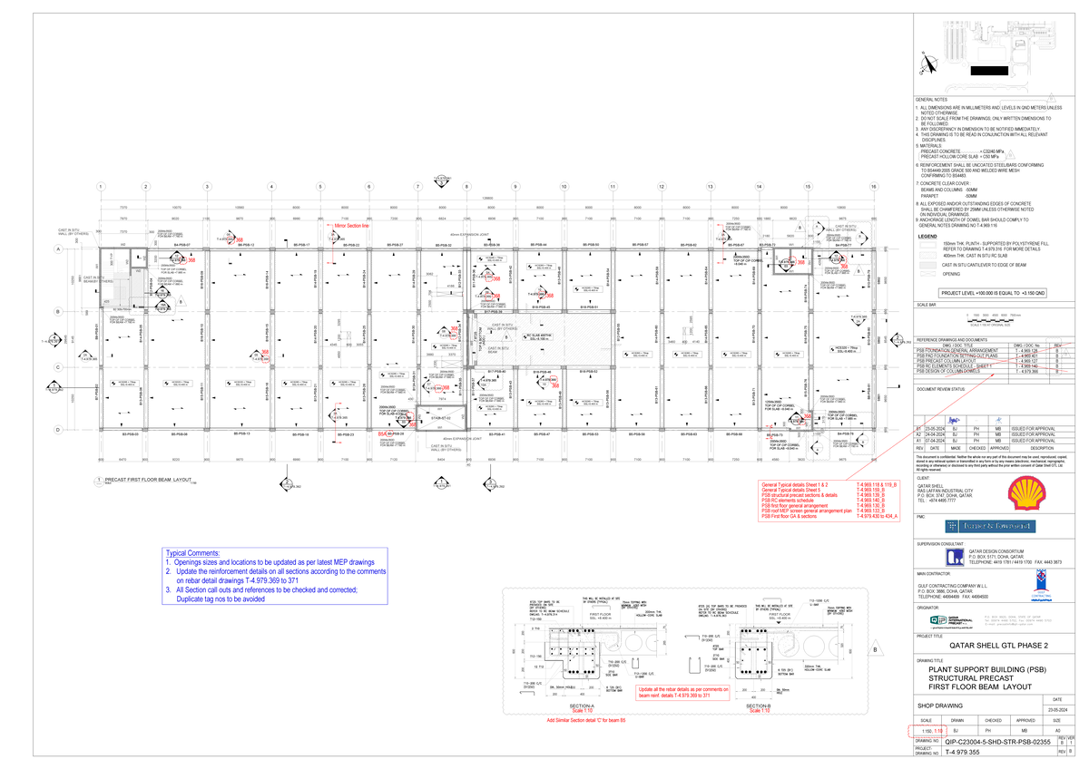 T4-979 - Tank 7 drawings - 1 2 3 A B C D 4 5 6 7 8 9 10 11 12 13 14 15 ...