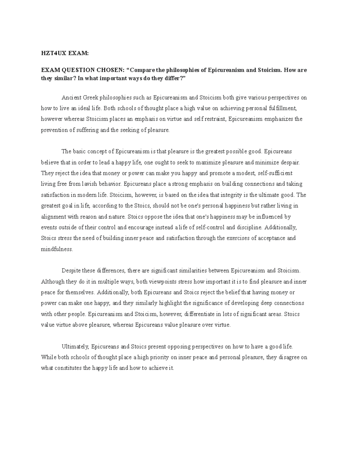 Copy of HZT4UX EXAM - possible exam reflection - HZT4UX EXAM: EXAM ...