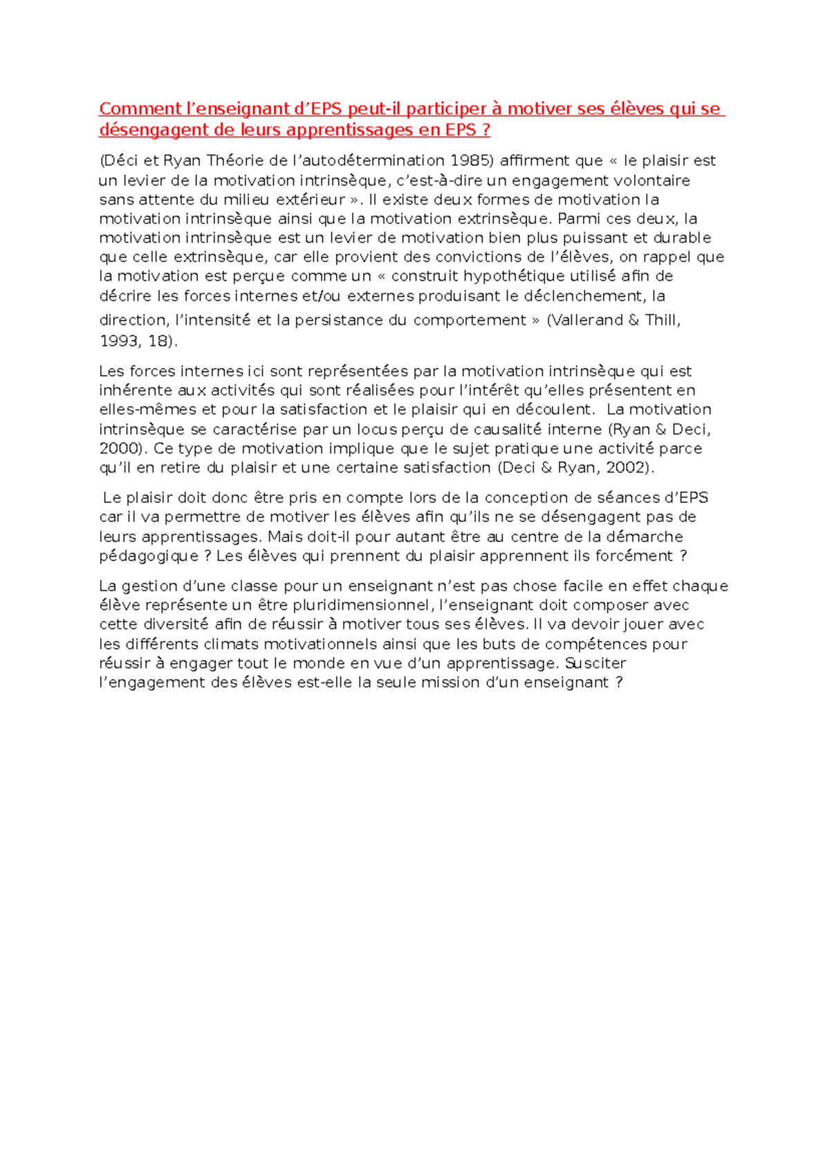 Introdution ecrit 2 - introduction écrit 2 apprentissage - Comment l ...