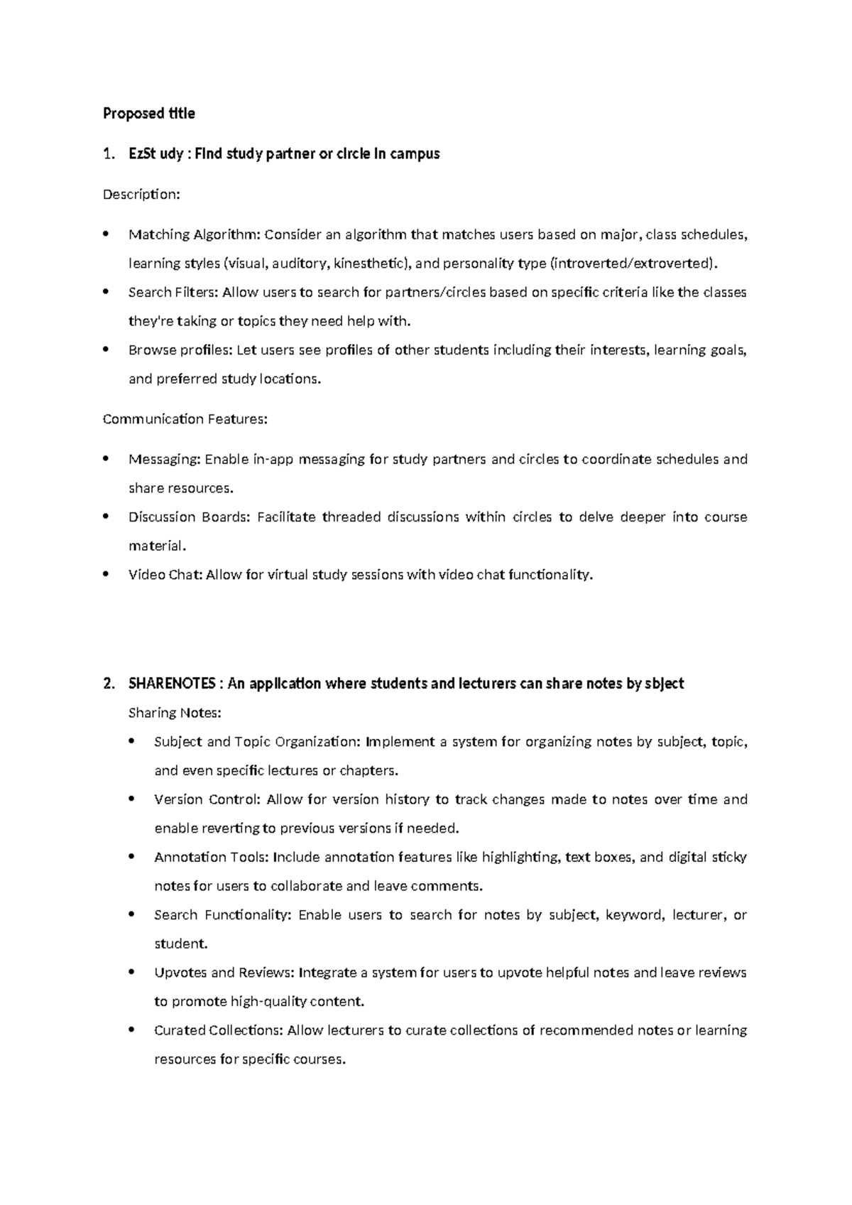 Ramly scm - ...... - Proposed title EzSt udy : Find study partner or ...