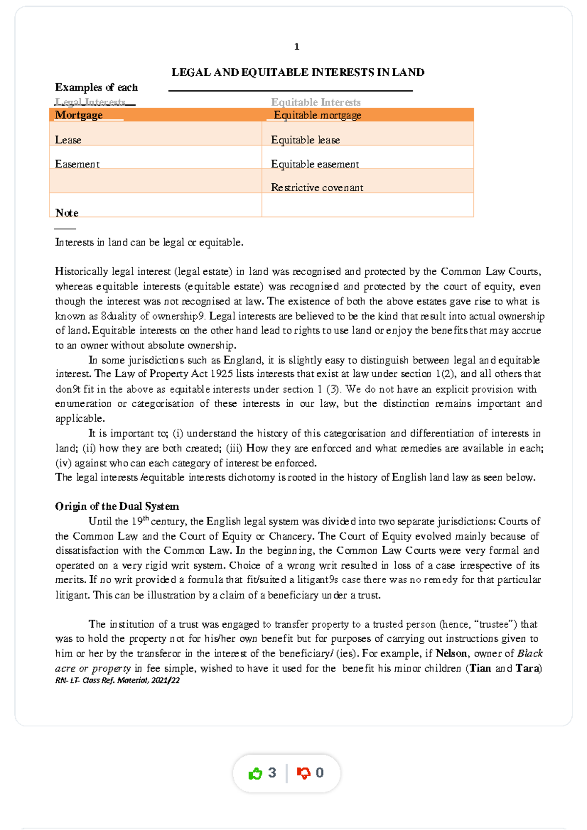 Legal-and-equitable-interests-4 compress - RN- LT- Class Ref. Material ...