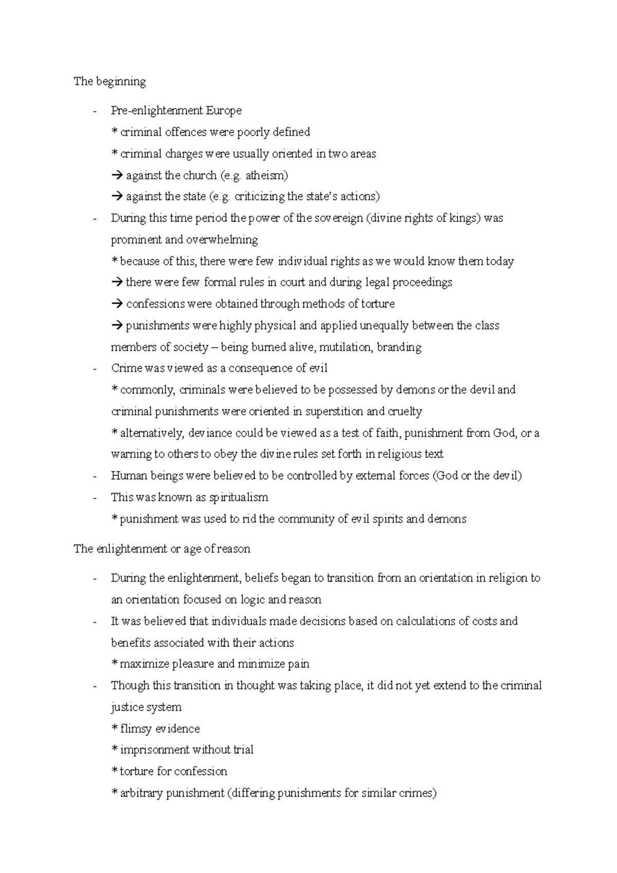 Module 2 - Kayla Toohy - The beginning Pre-enlightenment Europe ...