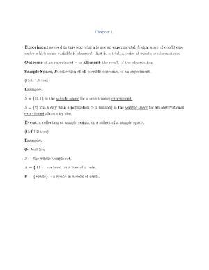 Sample Final Exams - notes - Sample Final Exam 1 Part A A candy ...