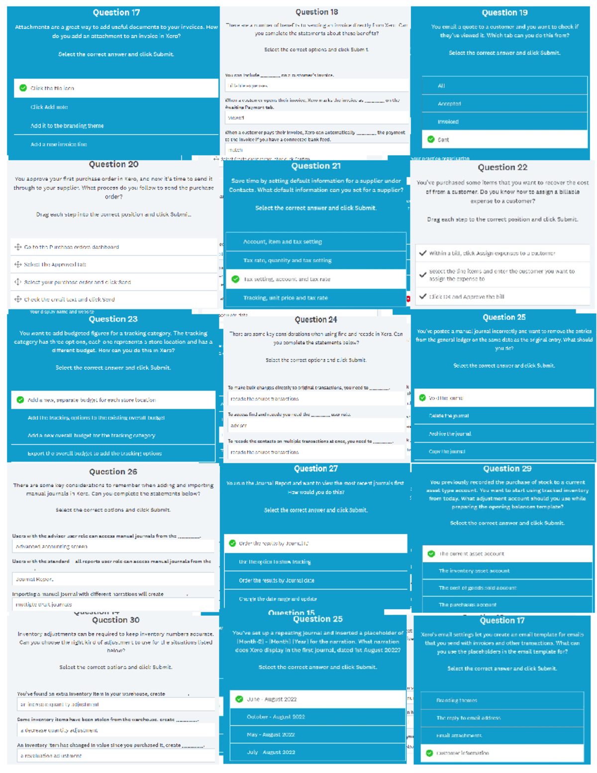 Xero exam - Accounting - Studocu