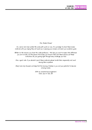 Community Health Nursing Notes - COMMUNITY HEALTH NURSING Lecturer: Sir ...