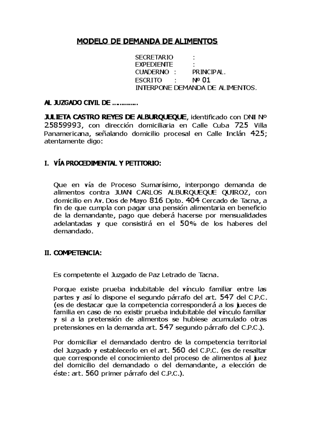 Modelo de demanda de alimentos 4 - MODELO DE DEMANDA DE ALIMENTOS ...