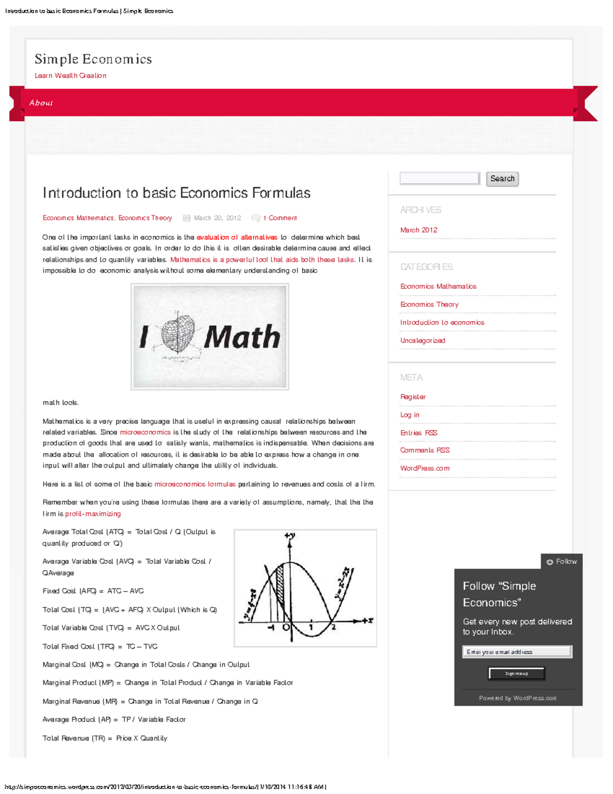 Economics-Formulas-1 - Introduction to basic Economics Formulas ...