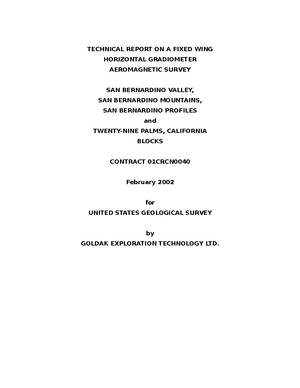 Technical Report Template 01 21 01 - Title of the Report PREPARED BY ...