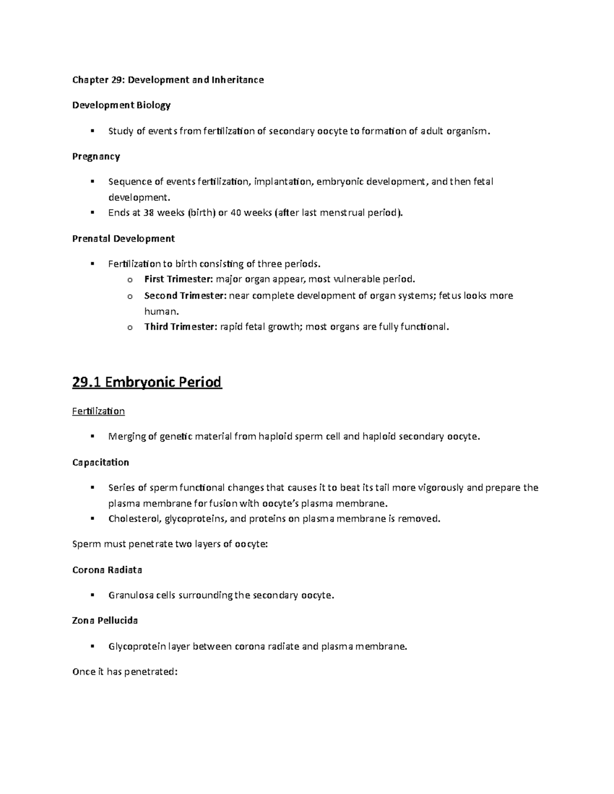 Chapter 29 (Development and Inheritance) - Chapter 29: Development and ...