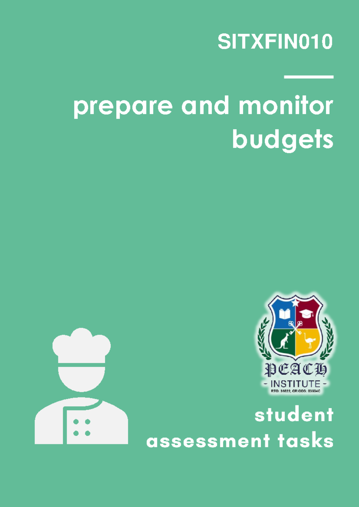 NEHA Assignment Budget Assessment TASK - SITXFIN prepare and monitor ...
