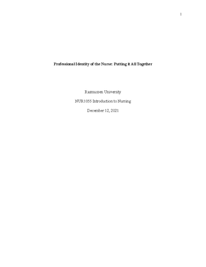 R-NUR1055 Module 10 Course Project Part III Final Submission (with Rubric) - Course Project Part ...