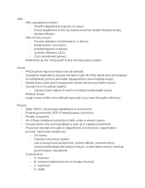 Intro to Criminal Justice Notes 1 - Criminal justice system - social ...
