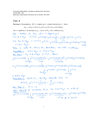 Seminars Probability Theory - LECTURE 1 28 2024 written exam 10 seminars course work deadline 1b ...
