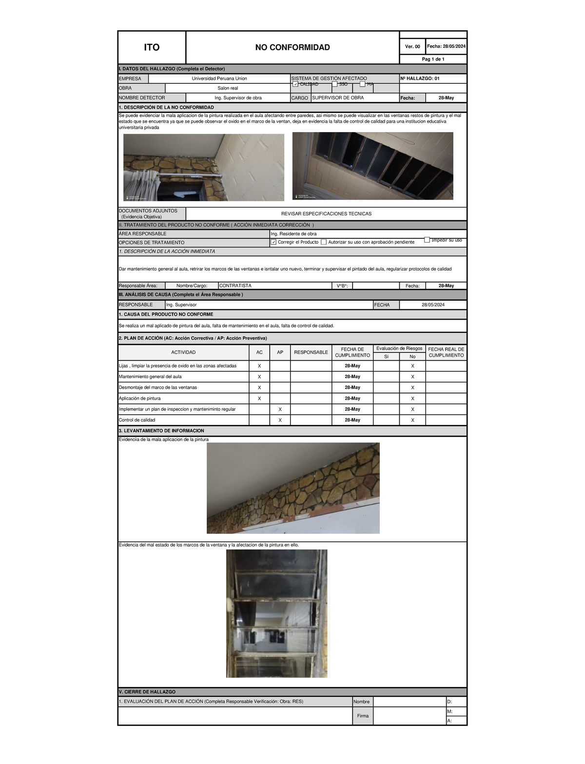 Rnc- 07 - grupo 3 - rnc - Ver. 00 EMPRESA CARGO Fecha: V°B°: Fecha ...