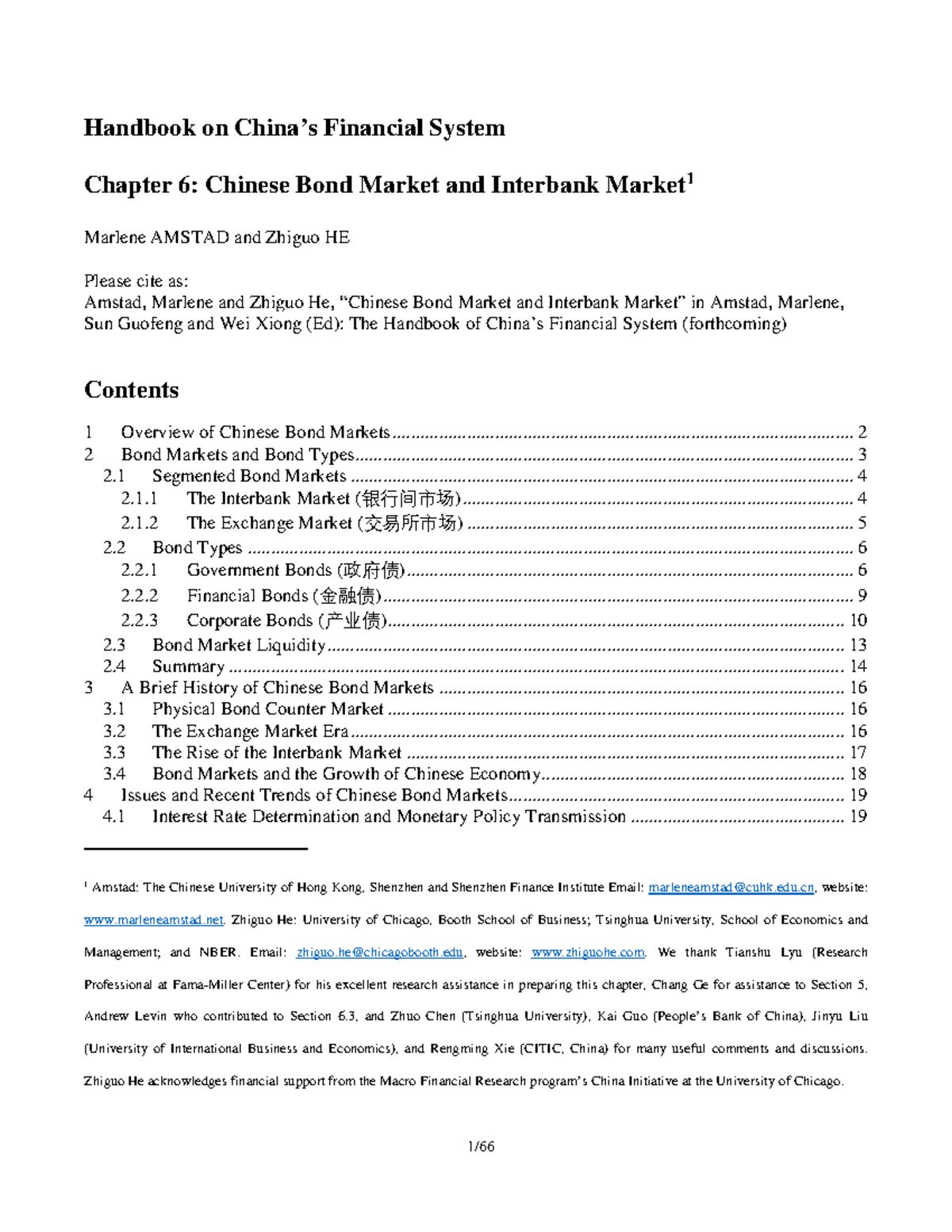 China bond market - Handbook on China’s Financial System Chapter 6 ...