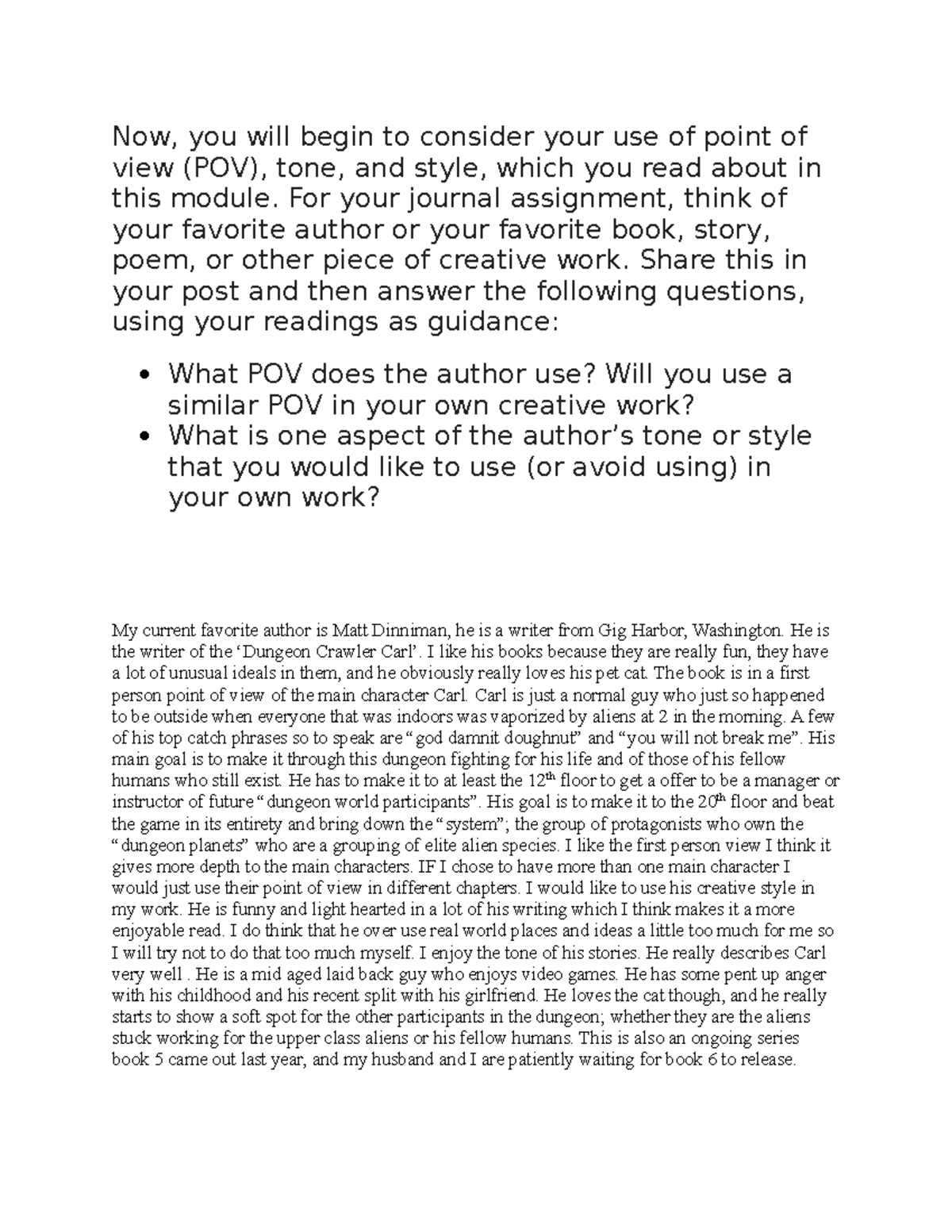 Creative writing 4-1 journal find you voice - Now, you will begin to ...