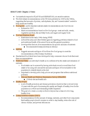 Health Class Notes - Health Ch. I - Nutrition nutrition is the science ...