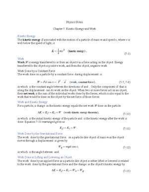 Physics Chapter 2 Notes Motion Along a Straight Line - Physics Notes ...