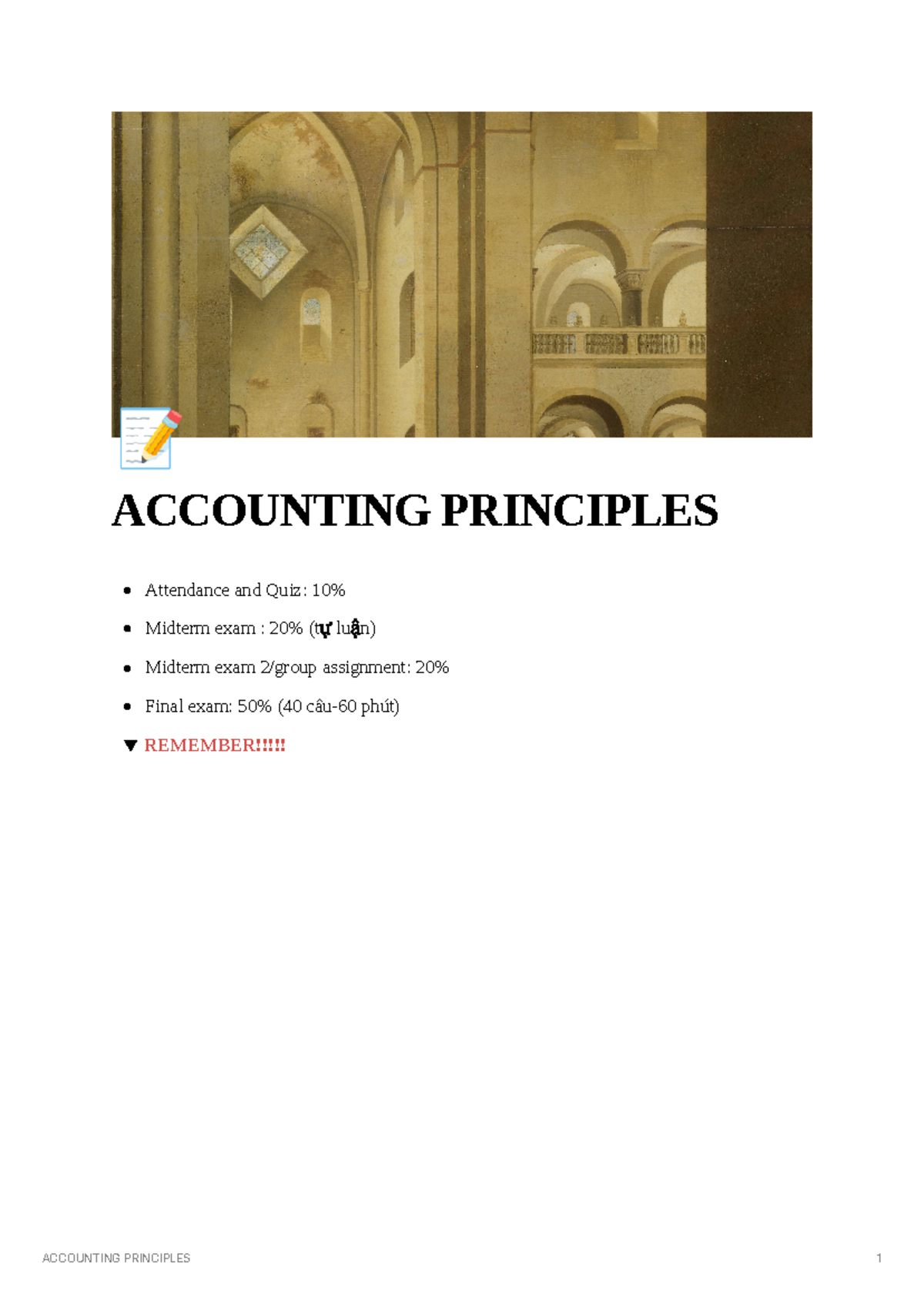 Accounting Principles Note - Chapter 1 - 📝 ACCOUNTING PRINCIPLES ...