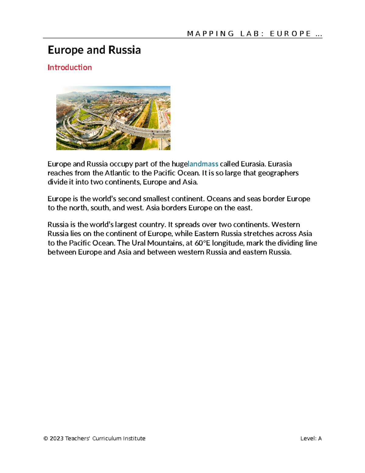 Kami Export - Mapping Lab: Europe and Russia - Europe and Russia ...