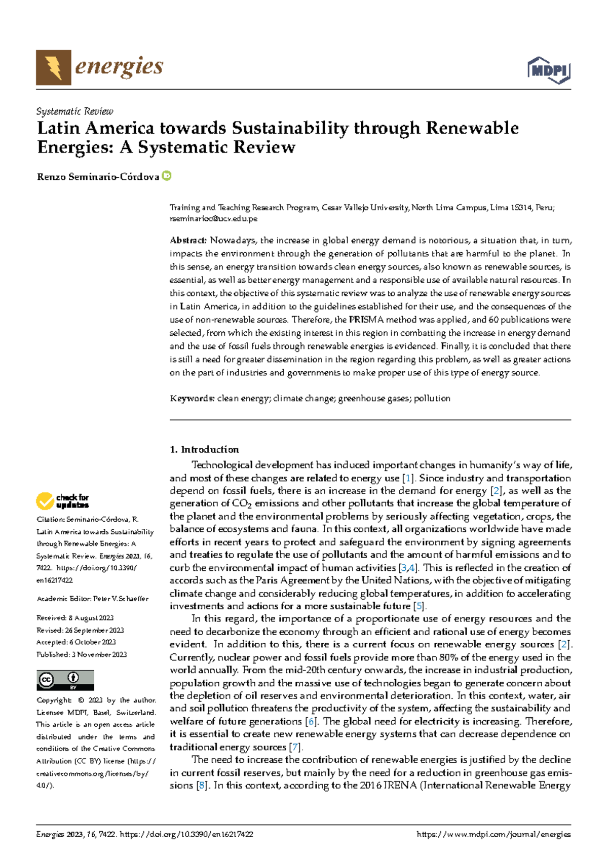 Latin America towards Sustainability through Renew - Citation ...