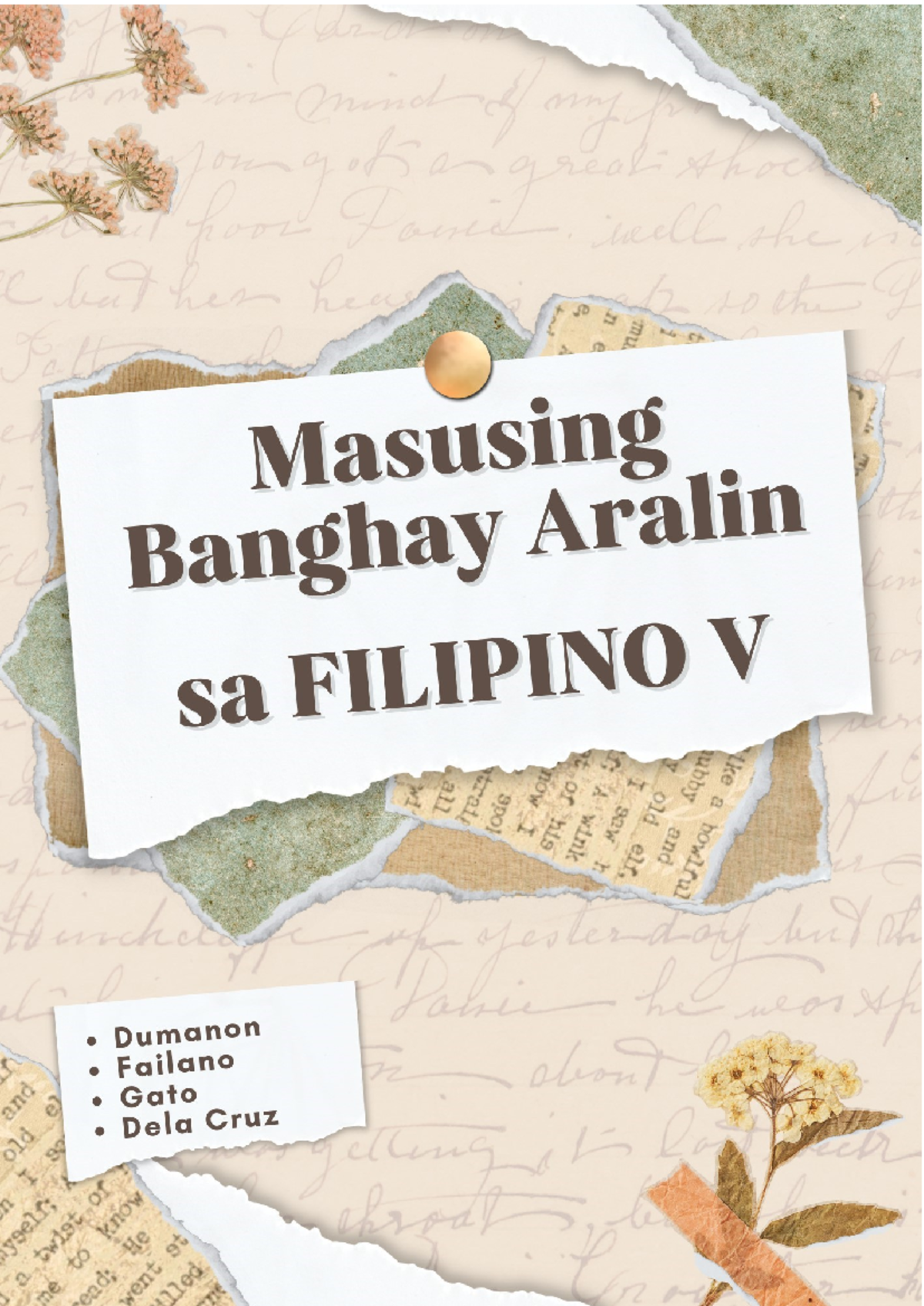 Masusing-Banghay - N/A - [Draw your reader in with an engaging abstract ...