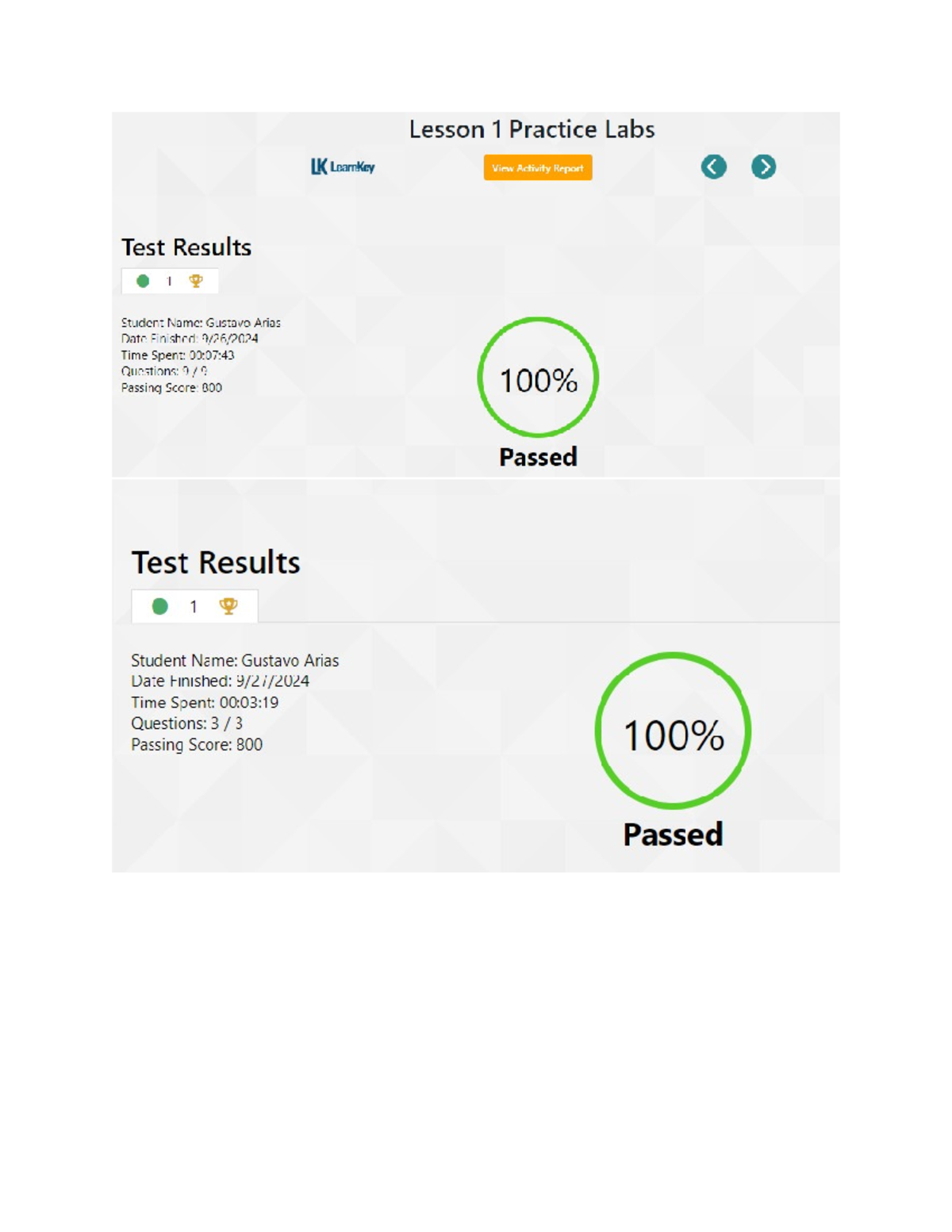 Domain 1 expert gus - ccac - Lesson 1 Practice Labs LearnKey View ...