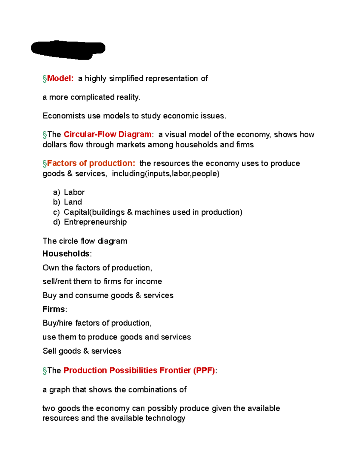 8 25 ec notes - crwververv - Trevor Burton §Model: a highly simplified ...