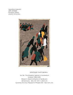 Analysis Paper Assignment Instructions - ARTS 105 ANALYSIS PAPER ...