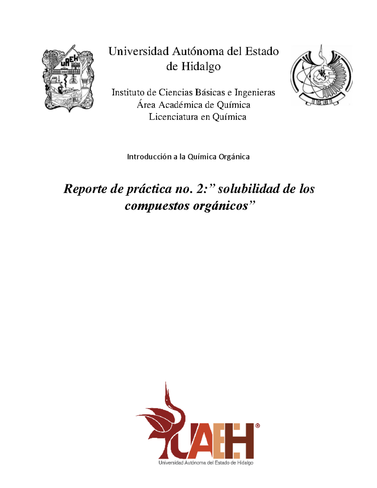 Solubilidad de los compuestos orgánicos - Warning: TT: undefined function: 32 Universidad ...