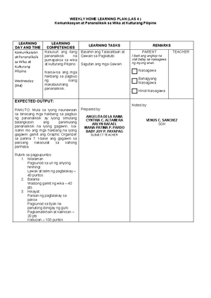NLC Attendance- Sheet Grade-2 Intervention - Republic of the ...