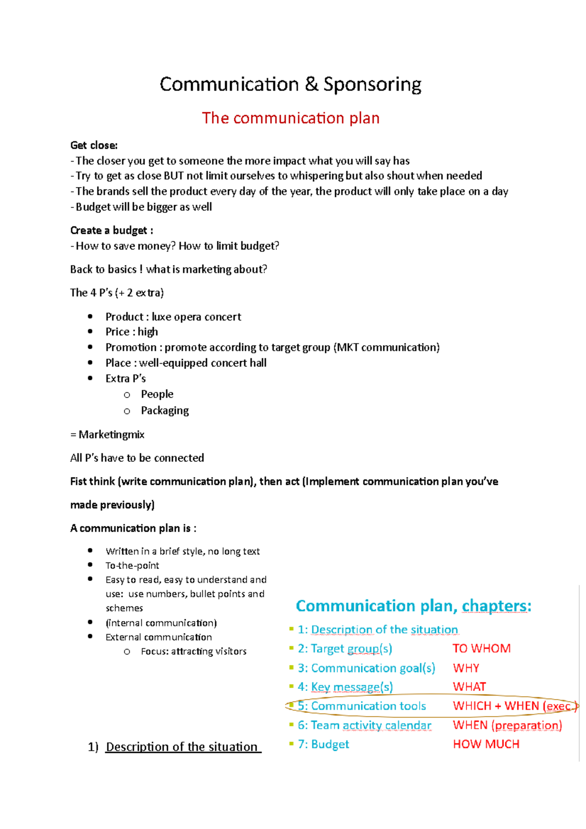 Deel 3 SV Communication - Communication & Sponsoring The communication ...