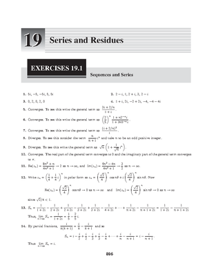 advanced engineering mathematics CH15 solution - 1515 Integral ...