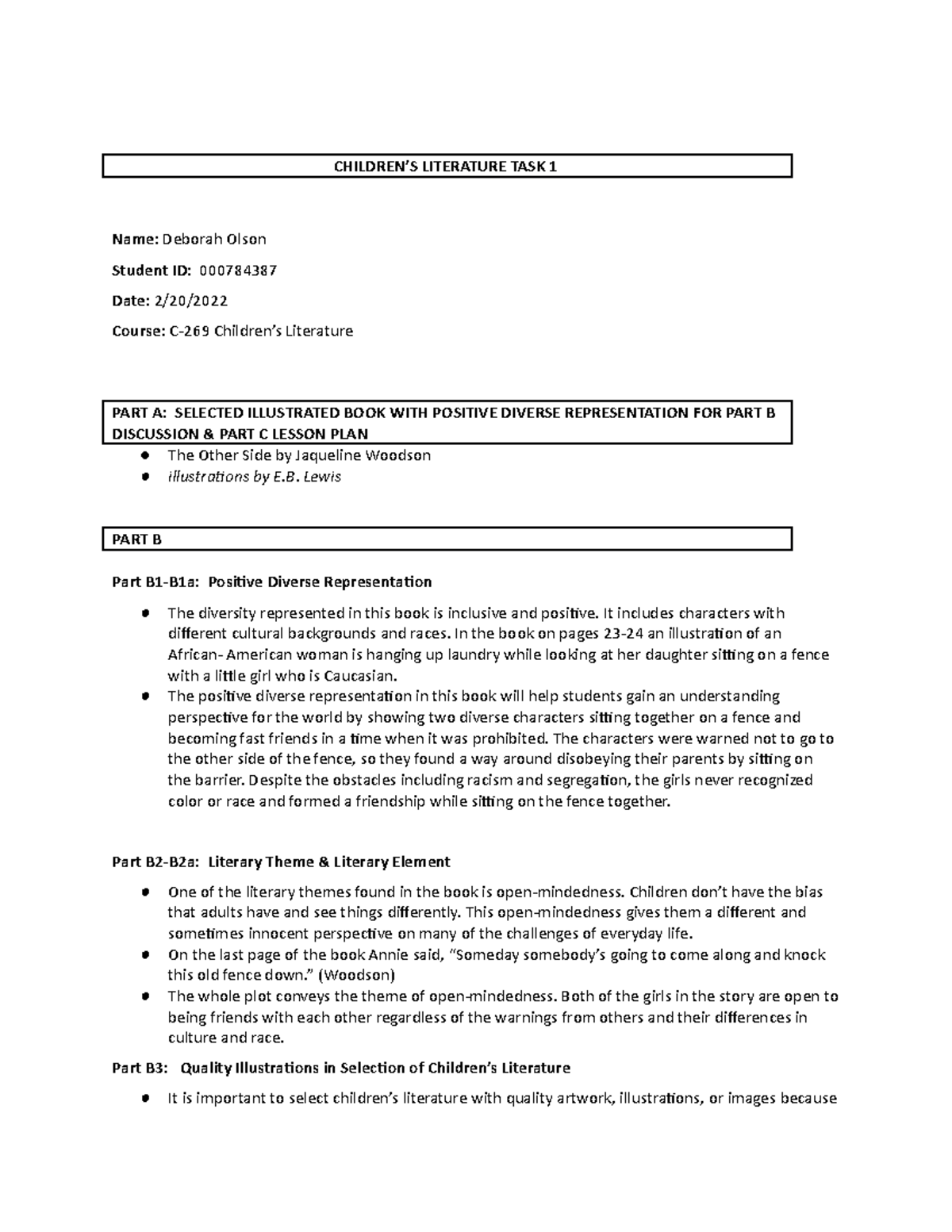 Copy of EMM2 ENM2 LJM1 Task 1 Template (3) (1) - CHILDREN’S LITERATURE ...