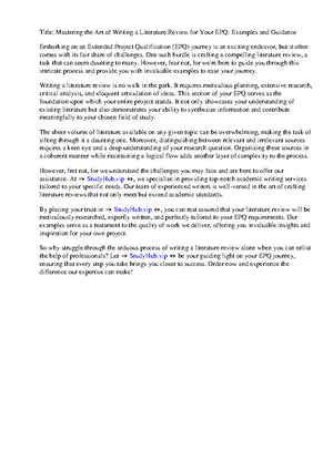 Tata Nano Literature Review - Title: Mastering the Art of Tata Nano ...