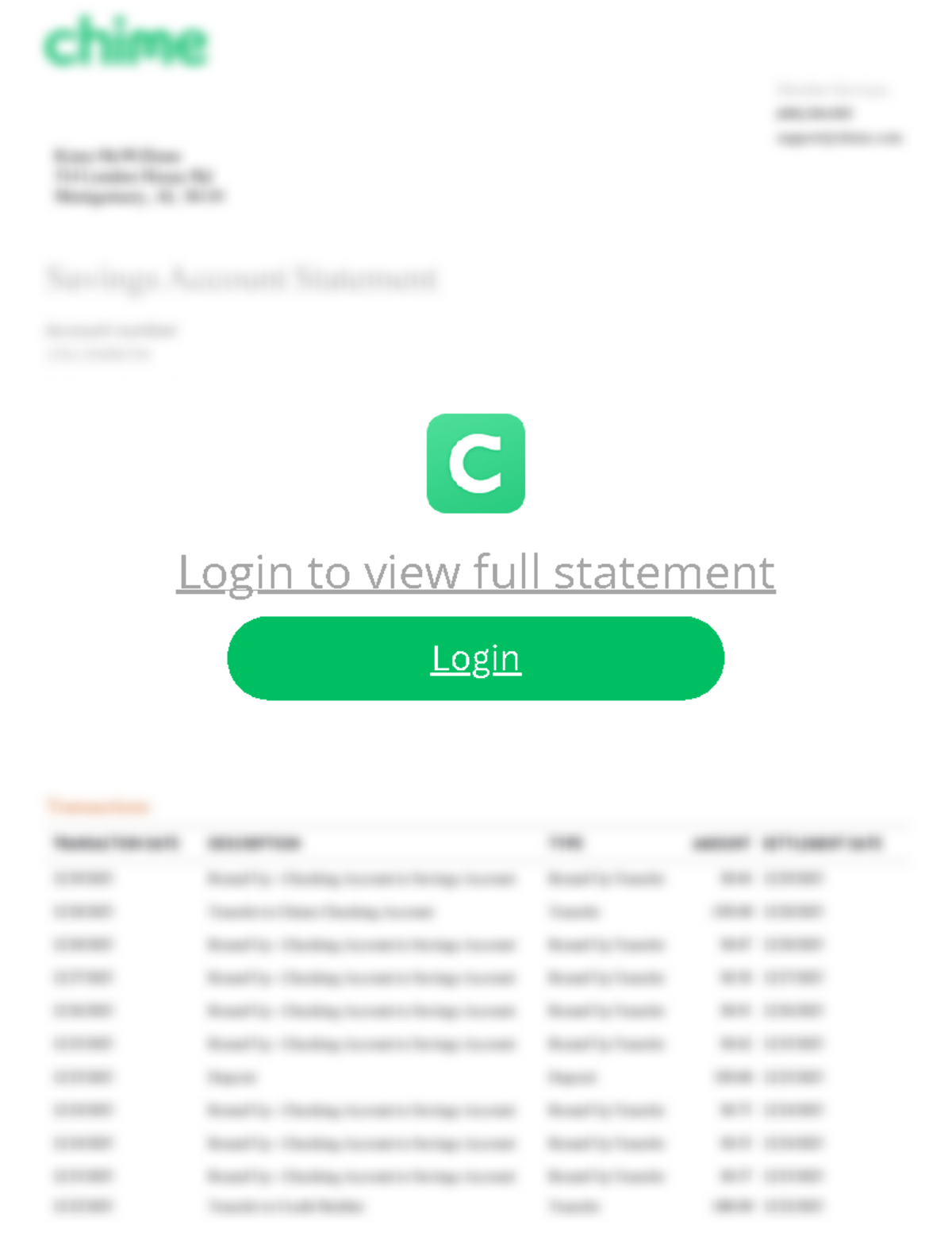 Chime Statement - as much as possible - NURS 3307 - Login to view full ...