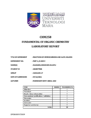 Tutorial BIO320 - This document is about practice on - TUTORIAL CHAPTER ...