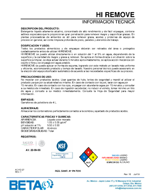 Metkleen-2140 - SAFETY DATA SHEET Date Prepared : 07/08/ SDS No ...