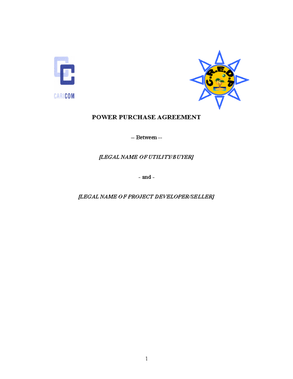 Power purchase agreement template EN - POWER PURCHASE AGREEMENT ...