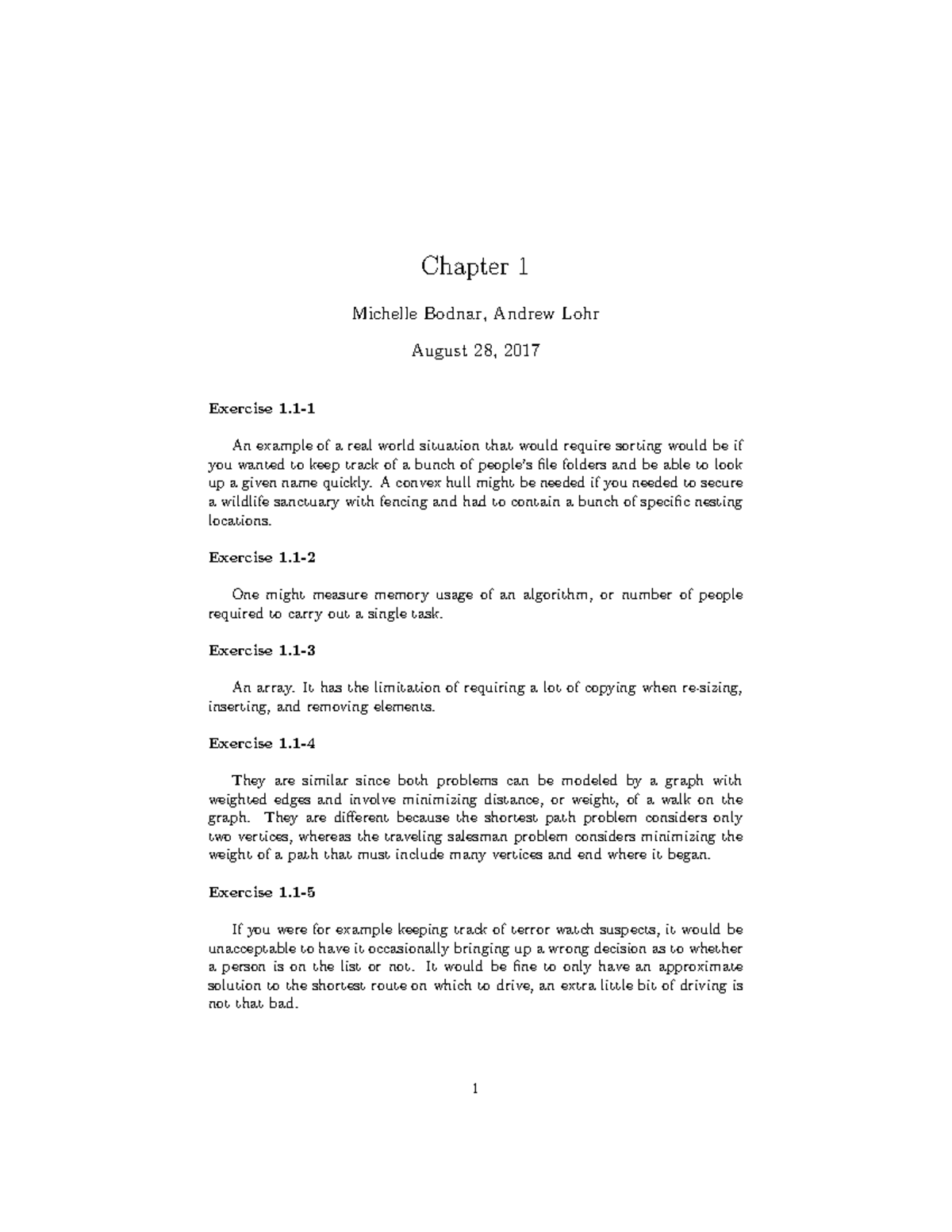 Ch1 - Algo - Chapter 1 Michelle Bodnar, Andrew Lohr August 28, 2017 ...