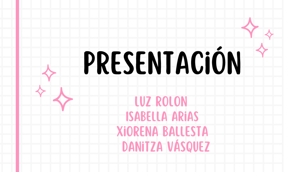 Presentación Proyecto libreta Creativo Doodle Rosa - Presentación Luz ...