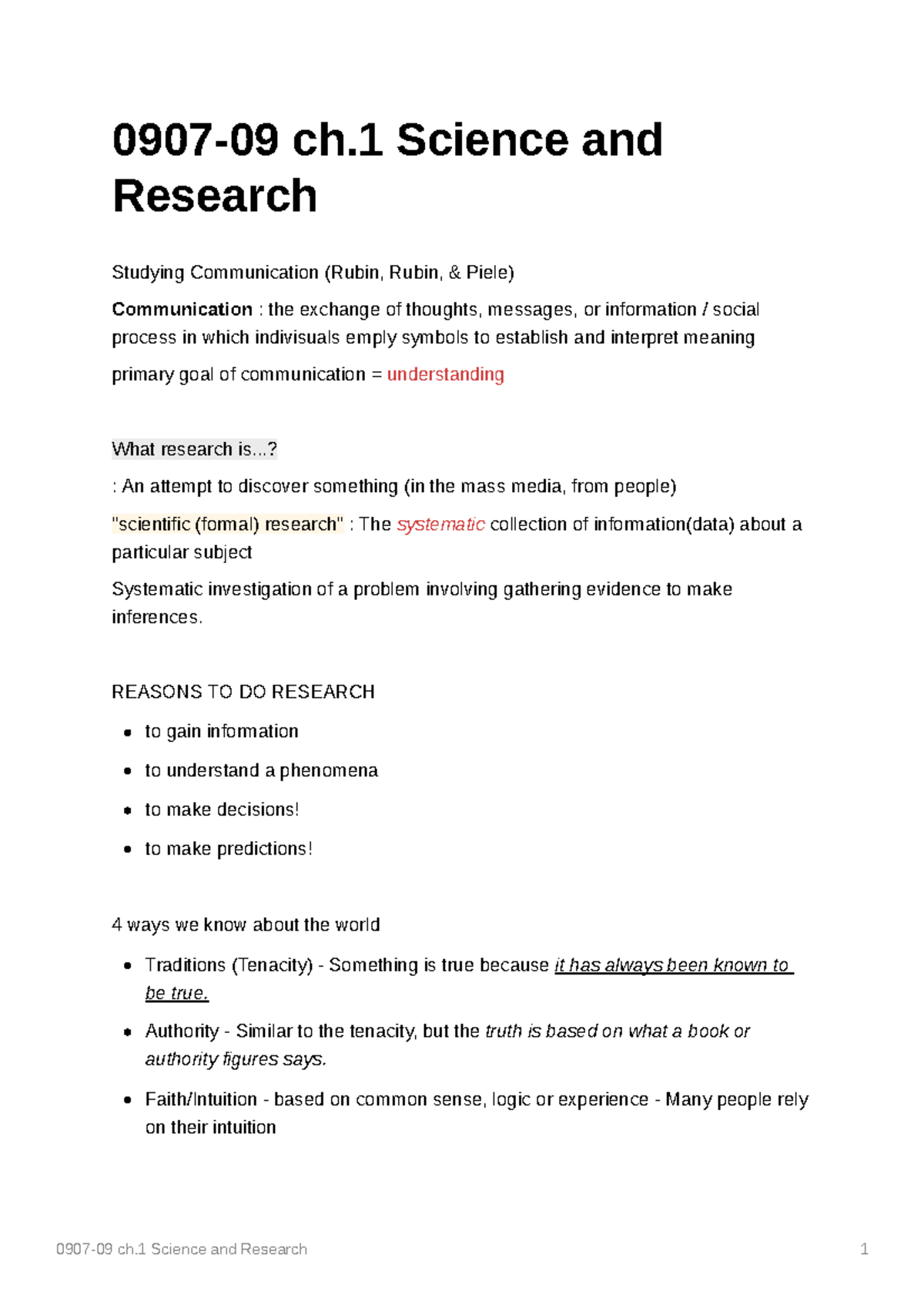 ch.1 science and research - 0907-09 ch Science and Research 1 0907-09 ...