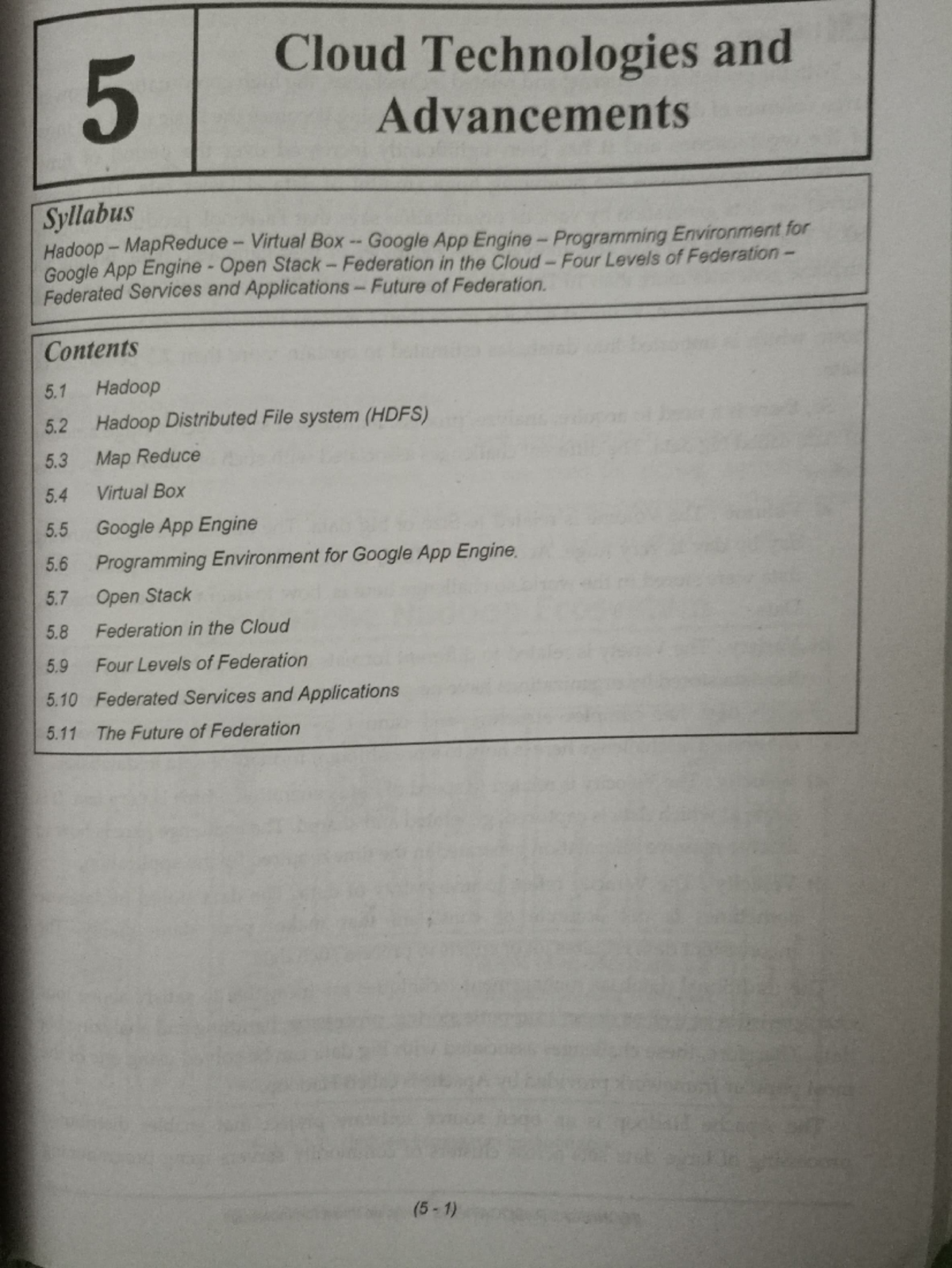 CC UNIT-5 - Notes - Cloud Technologies and Advancements Syllabus Hadoop ...