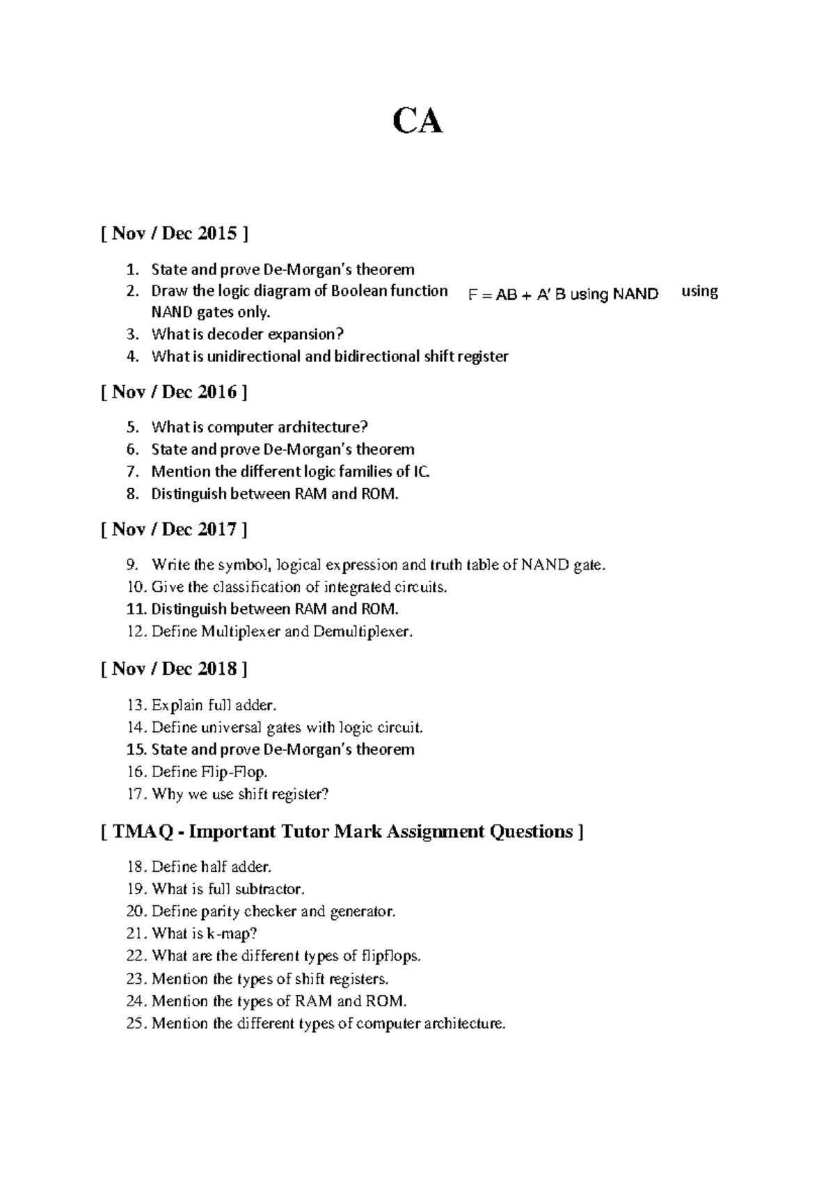 important-q-acomputer-architecture-nov-dec-2015-ca-state-and