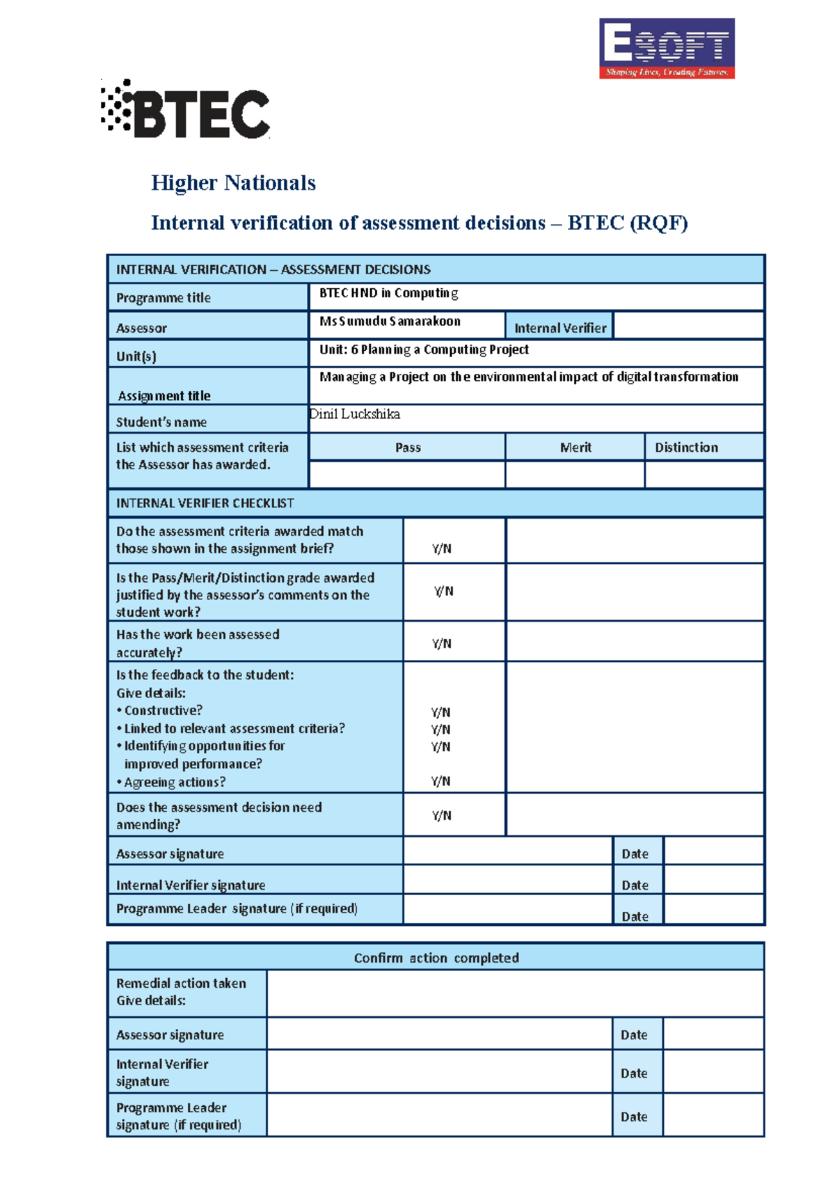 2718-1666805247066-Unit 06 - Planning a Computing Project (1) - Higher ...